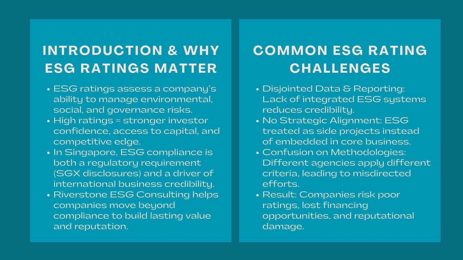 How to Improve Your ESG Rating